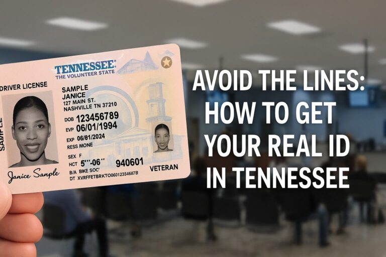 Avoid the Lines: How to Get Your REAL ID in Tennessee - Stillman ...